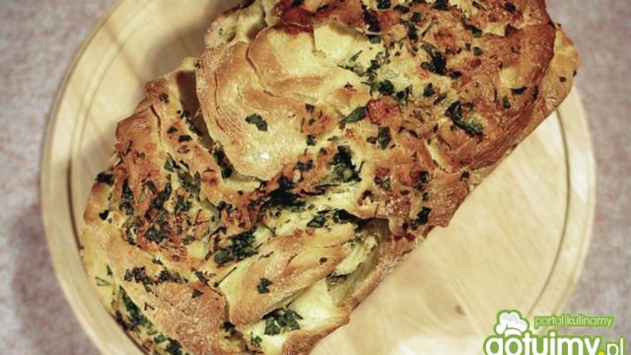Przepis - Chlebek odrywany z czosnkiem i mozarellą przepis - Gotujmy.pl