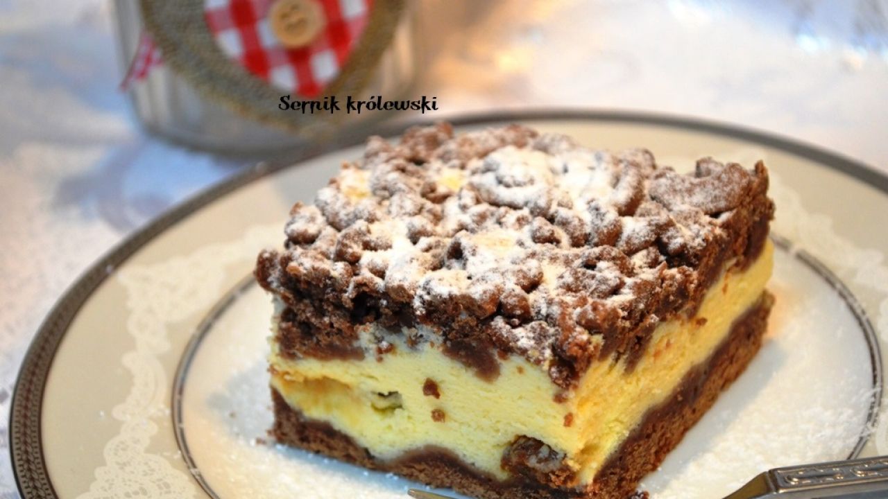 Przepis - Sernik królewski przepis - Gotujmy.pl