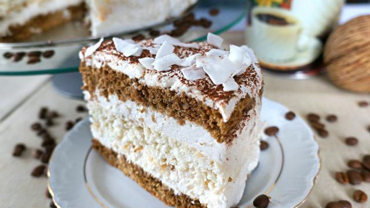 Przepis Tort Kawowo Kokosowy Przepis Gotujmy pl przepis-tort-kawowo-kokosowy-przepis-gotujmy-pl