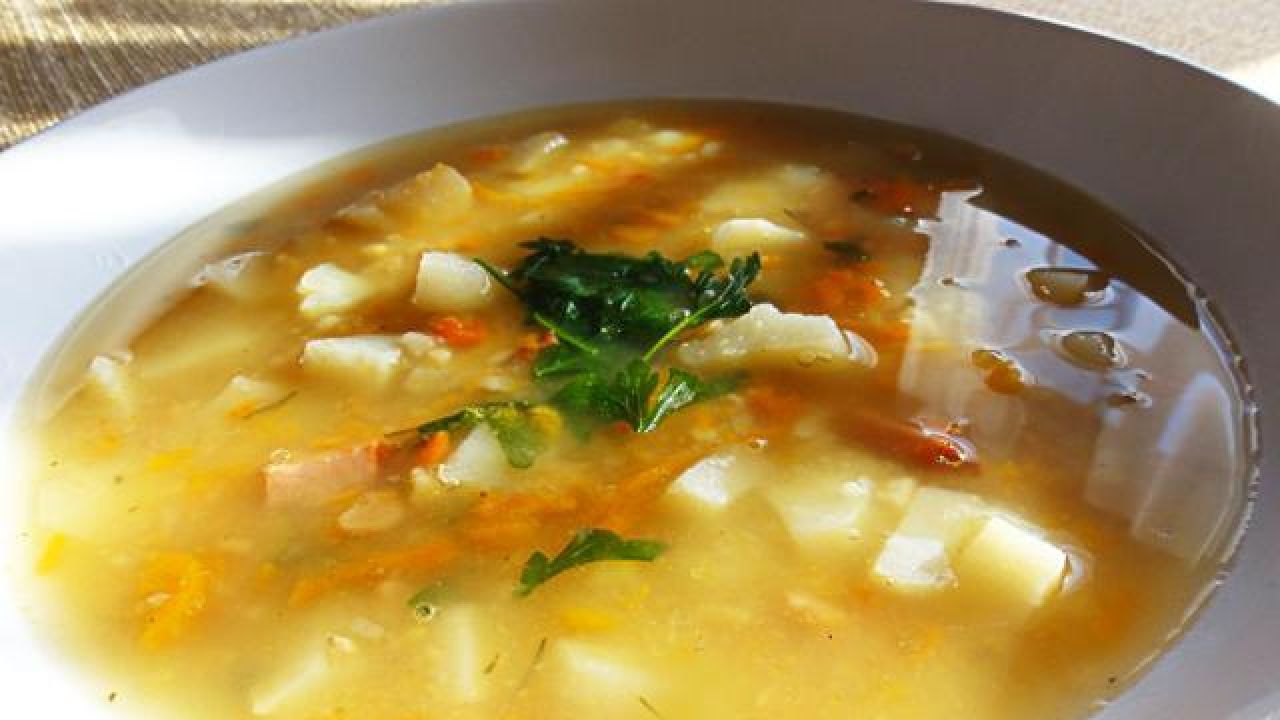 Zupa grochowa z marchewką przepis - Gotujmy.pl