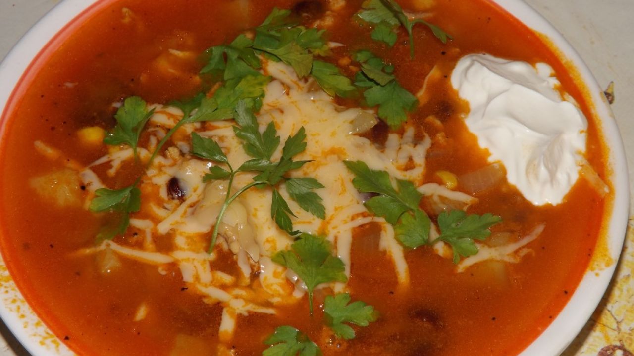 Przepis - Zupa Meksykańska przepis - Gotujmy.pl