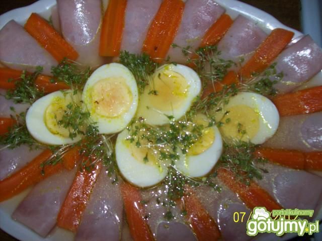 Jajka w galarecie. Przepis na jajka. Jajka z rzeżuchą - Gotujmy.pl Jajka w galarecie. Przepis na jajka. Jajka z rzeżuchą - Gotujmy.pl